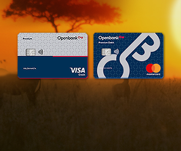 Pack tarjeta de débito y crédito Premium | Openbank